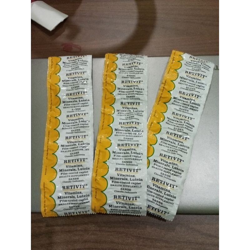 Jual RETIVIT dan RETIVIT PLUS/ 10 TABLET STRIP | Shopee Indonesia