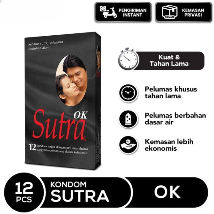 Jual Kondom Sutra OK Hitam Isi 12 Pcs | Shopee Indonesia