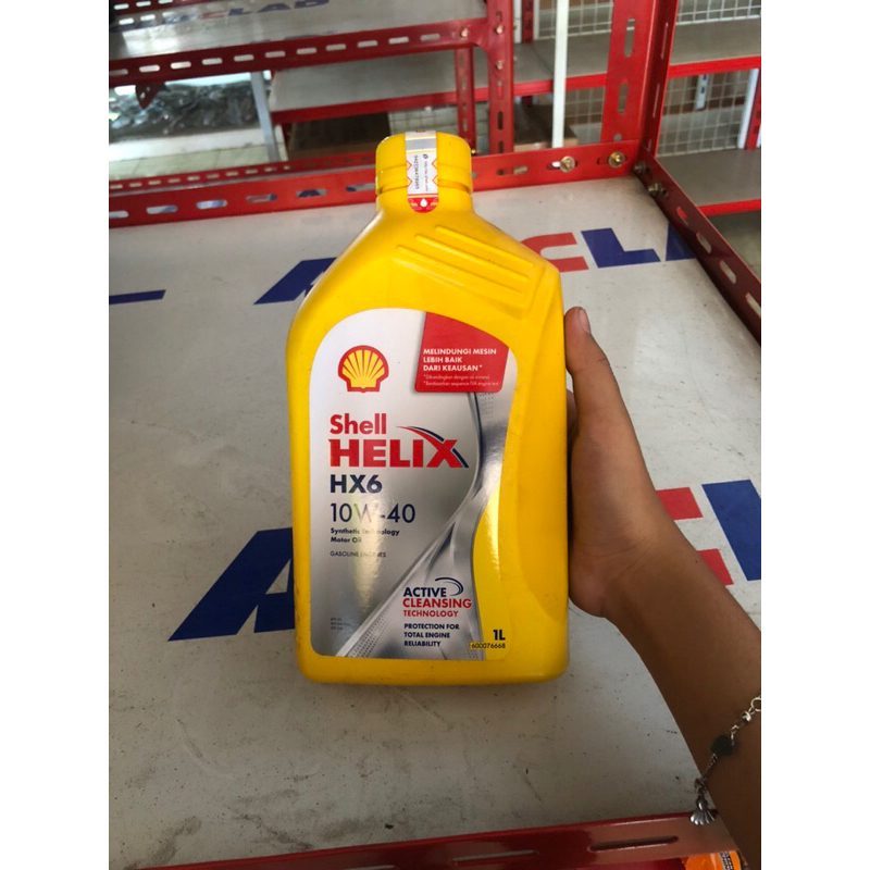 Jual Oli Shell Helix HX6 SAE 10w-40 (1L) | Shopee Indonesia