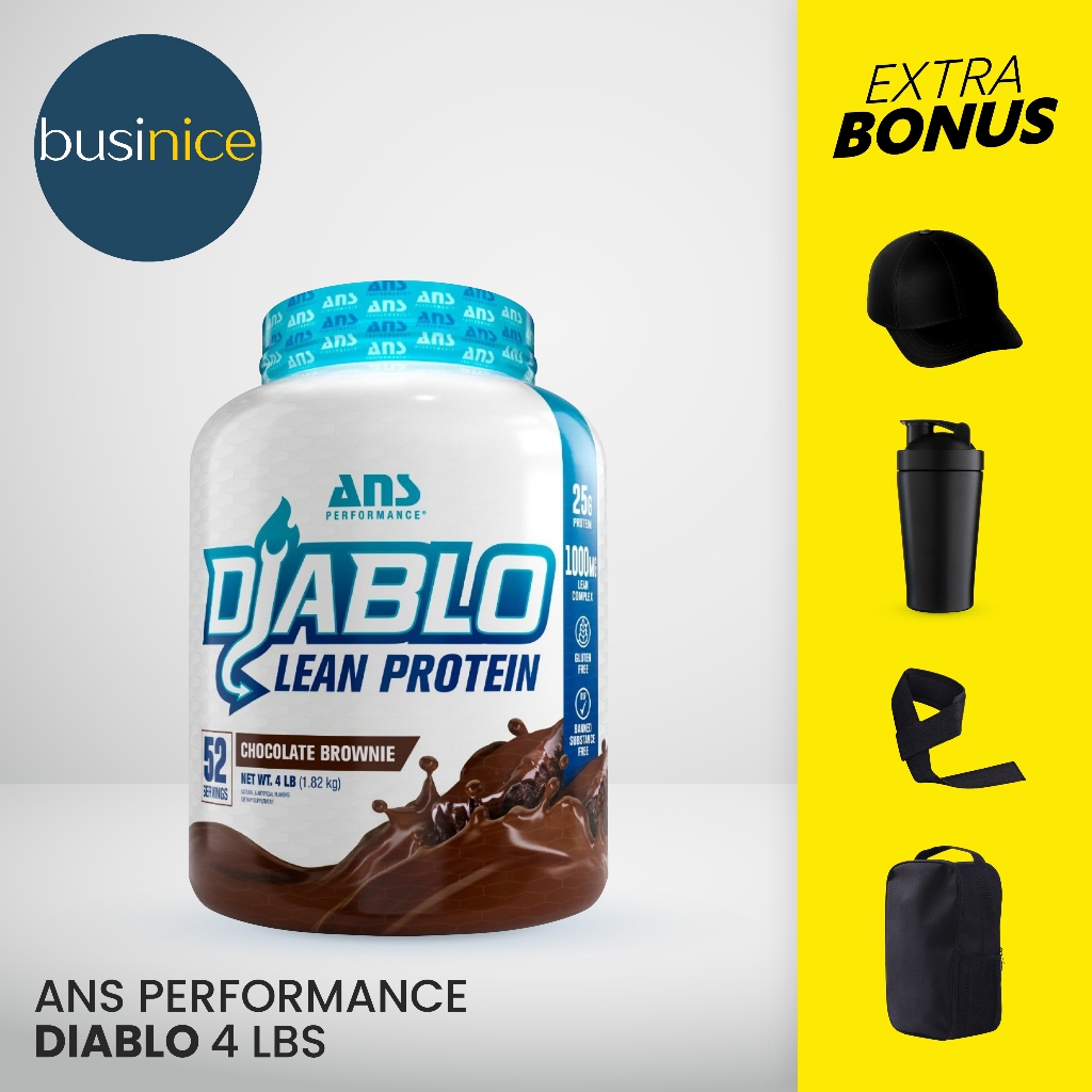 Jual ANS Diablo Protein 4 Lbs Whey Protein + Fat loss Formula | Shopee ...