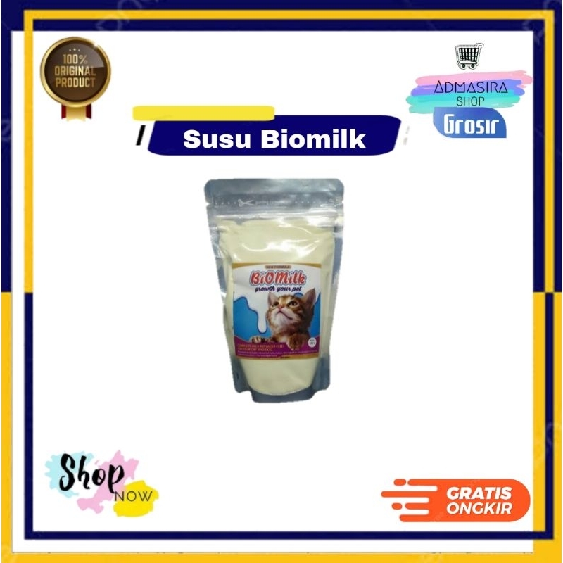 Jual Susu Kucing Biomilk 100gr 300gr Formula Susu Anak Kucing Anjing ...