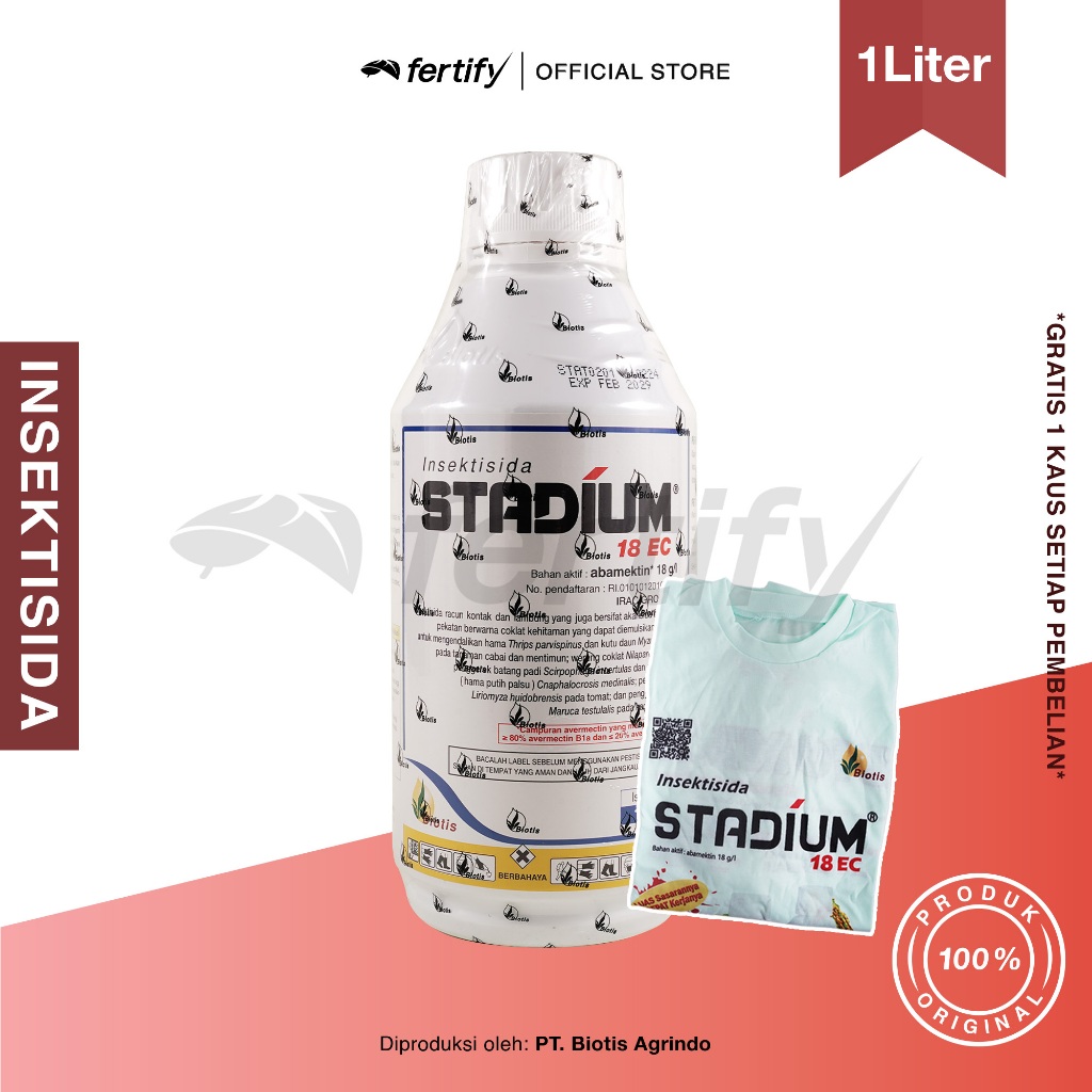 Jual Biotis│Stadium 18 EC (1Liter) + Gratis 1 Kaus Setiap Pembelian ...