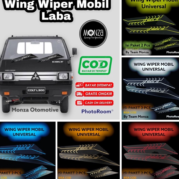 Jual PRODUK AWAL TAHUN Wing Wiper Mobil Truk Model Spc Laba Isi 2 Pcs ...