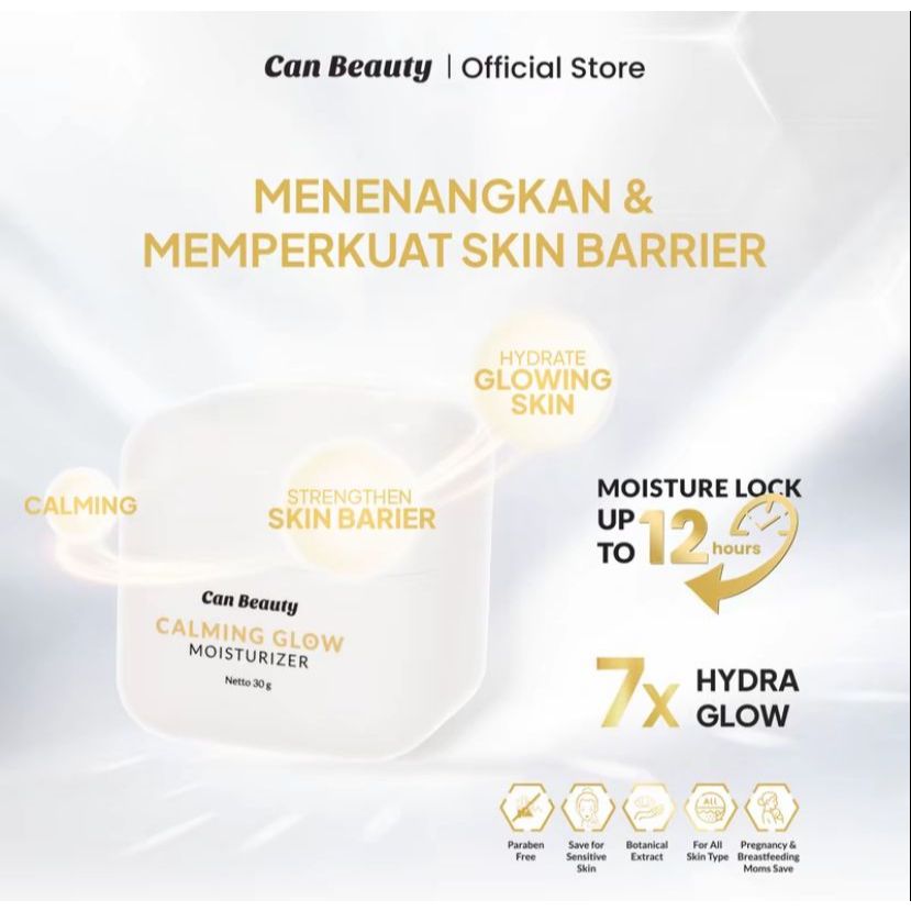 Jual ( TERBARU ) CAN BEAUTY CALMING GLOW MOISTURIZER | Shopee Indonesia