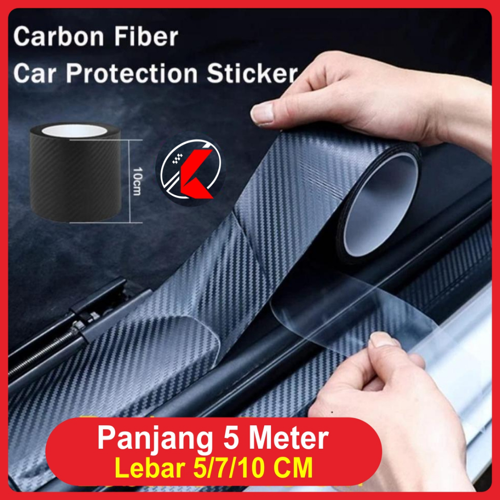 Jual Stiker Karbon Mobil-Stiker Pijakan Pintu Mobil-Stiker Bemper Mobil ...
