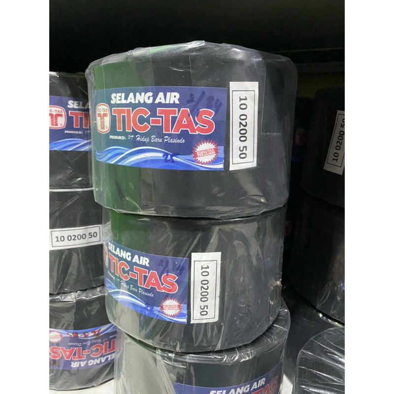 Jual Selang Irigasi 2 Dim ( 10cm) Tic Tas - Tebal 200 Micron Panjang 50 ...