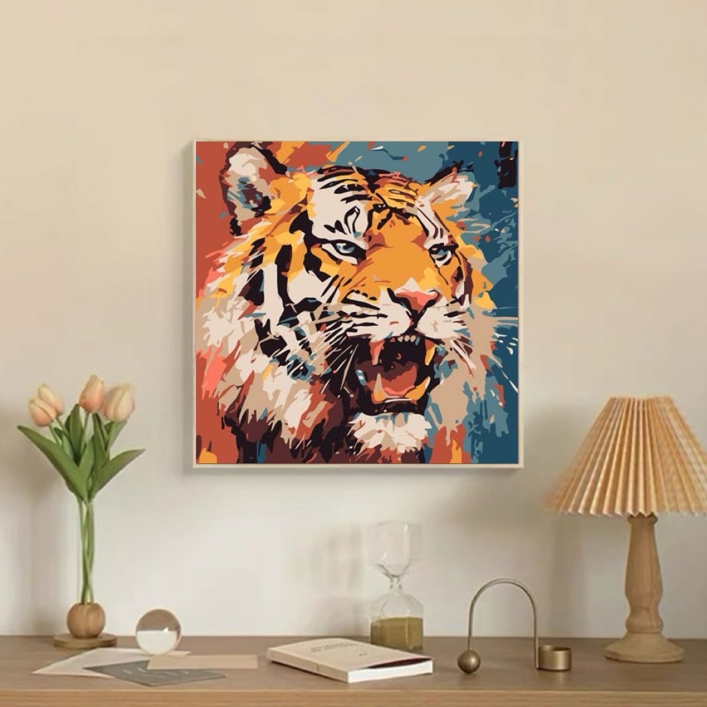 Jual Paint By Number 20x20 Nature Series DIY Painting Kit Canvas Paint ...