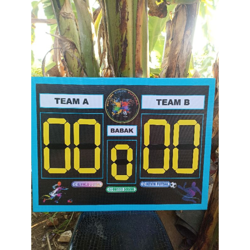 Jual PAPAN SCORE MANUAL BESAR tinggi 100cm lebar samping 150cm tebal ...