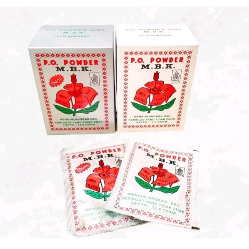 Jual MBK Powder Sachet Putih dan Silver - Bedak MBK Untuk Bau Badan ...