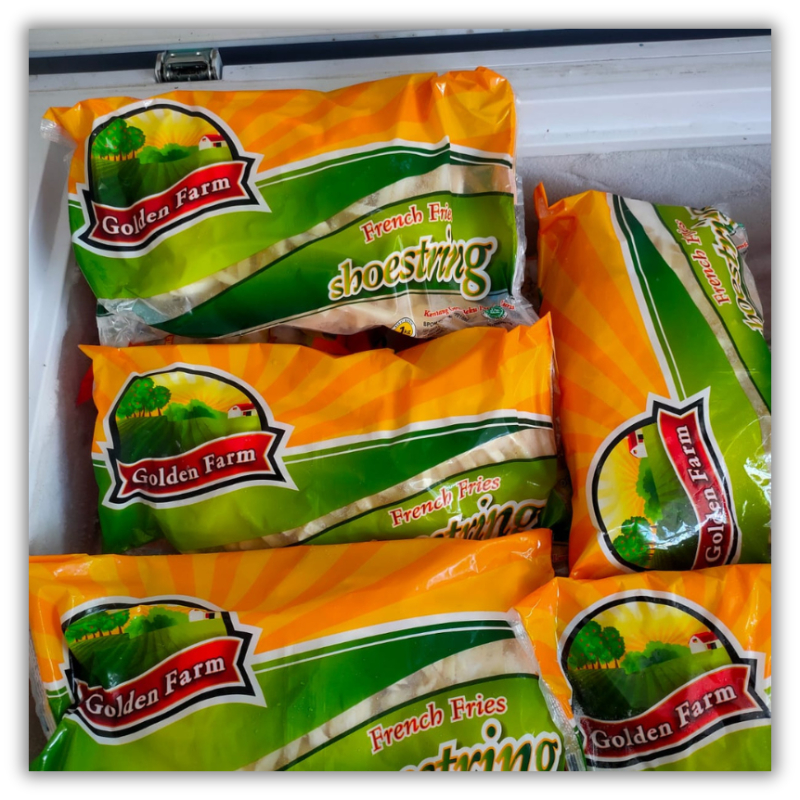 Jual Kentang Golden Farm 1kg kentang goreng frozen 1kg | Shopee Indonesia