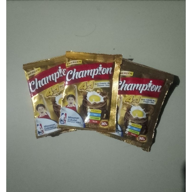 Jual Energen Champion Susu Sereal (10 Sachet / Renceng) | Shopee Indonesia