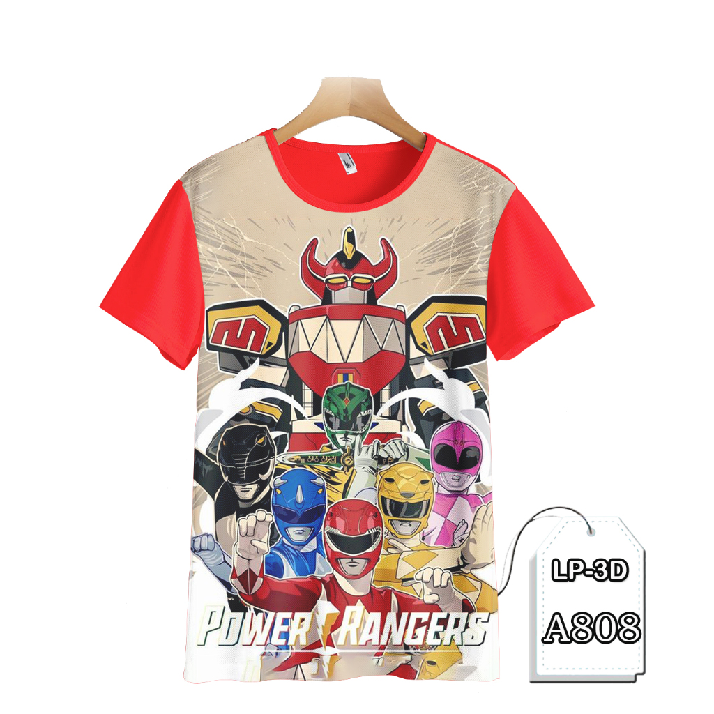 Jual Kaos Power Rangers Baju Anak Mighty Morphin Power Rangers Serial ...