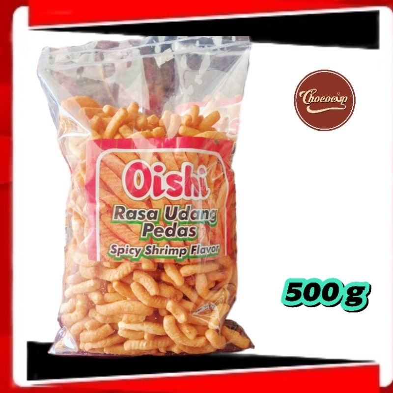 Jual OISHI UDANG 500G I PUSAT SNACK DAN COKLAT KILOAN ORIGINAL I ...