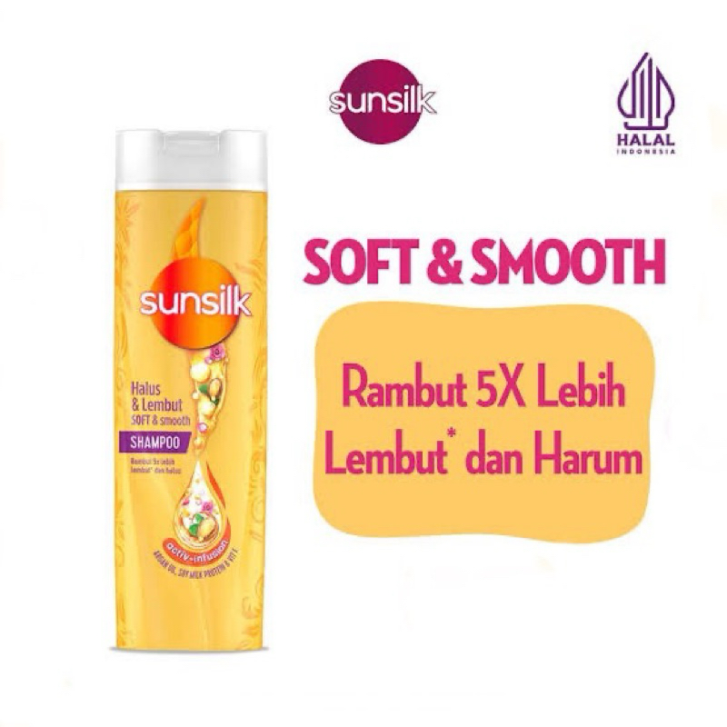 Jual Sunsilk Shampoo Rambut Lembut Soft & Smooth 125ml | Shopee Indonesia