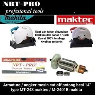 Jual NRT-PRO armature angker mesin cut off 14" / potong besi type MT243 ...