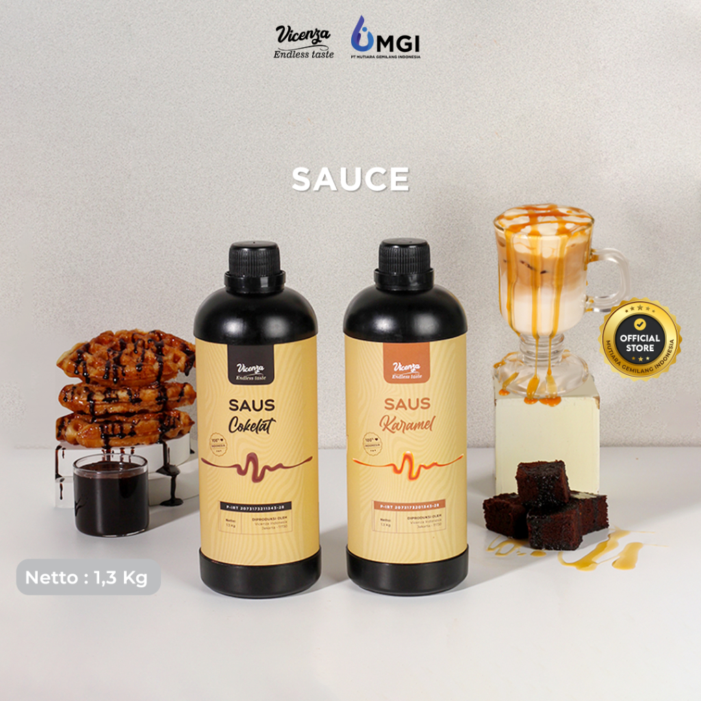 Jual MGI BALI - Vicenza Sauce Caramel & Coklat 1.3 Kg PT MGI ( Mutiara ...