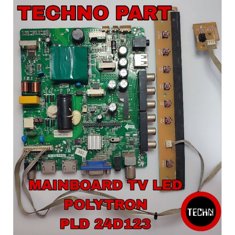 Jual MAINBOARD TV LED POLYTRON PLD 24D123 | Shopee Indonesia