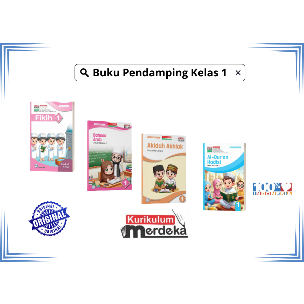 Jual BUKU SISWA MI KURIKULUM MERDEKA KELAS 1 KMA EDISI TERBARU | Shopee Indonesia