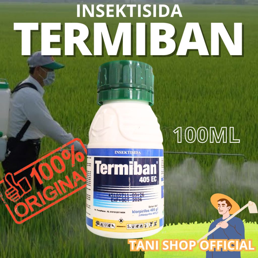 Jual Insektisida Termiban 405 EC 100ml - Klorpirifos 405 g/l | Basmi ...