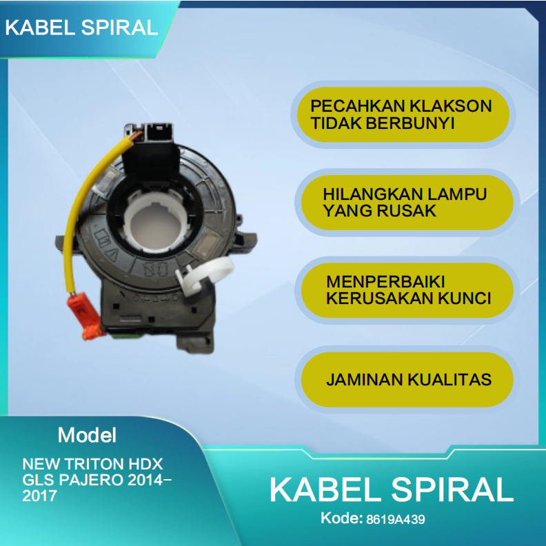 Jual Kabel Spiral Kabel Klakson Clock Spring Cable Mitsubishi PAJERO ...