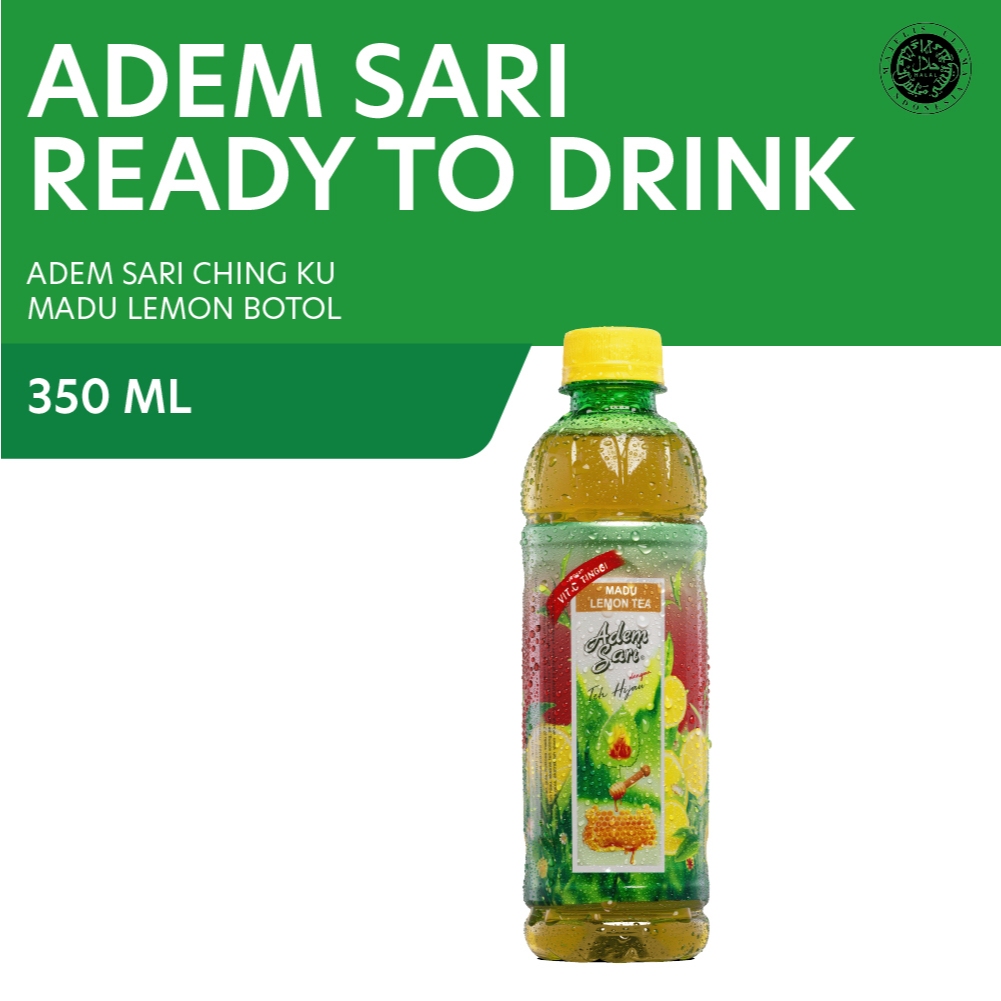 Jual Adem Sari Ching Ku Madu Lemon Tea Botol 350ml | Shopee Indonesia