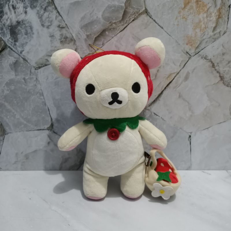 Jual Boneka Korilakkuma Rilakkuma Strawberry Original San-X Rilakkuma ...