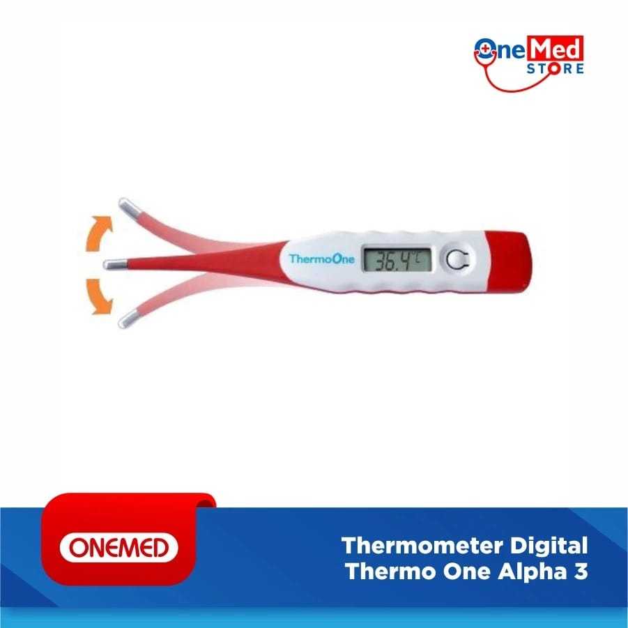 Jual ONEMED TERMOMETER DIGITAL FLEXI ALPHA / BETA 1 OM - TERMOMETER ...