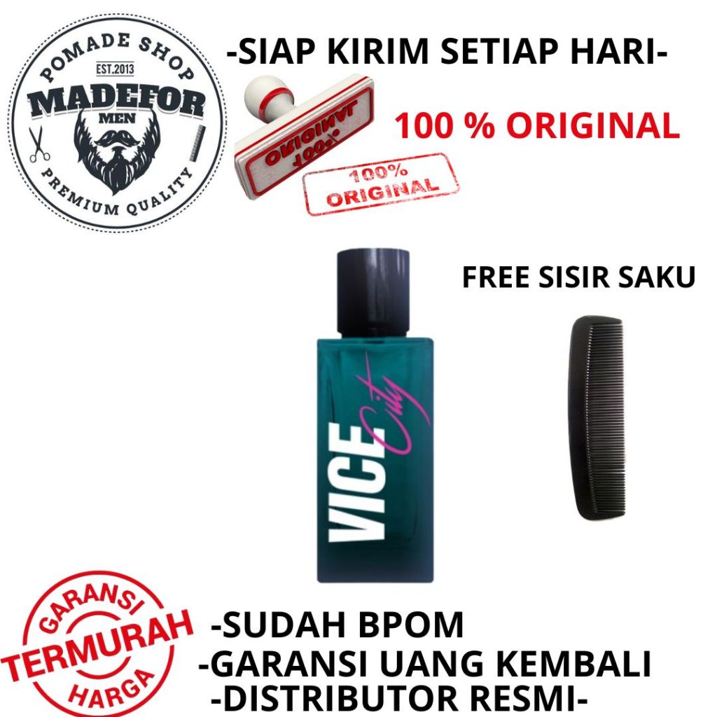 Jual VICE CITY PARFUM BY GAMAL MEN PARFUM VICE CITY EAU DE PARFUM/ EDP ...