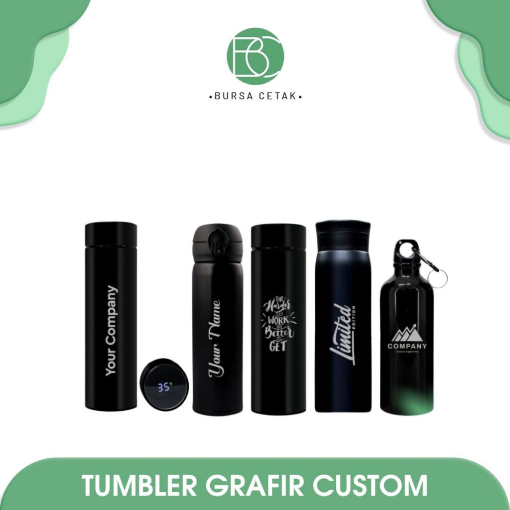 Jual BURSA CETAK - Print Tumbler Grafir Custom All Model / Cetak ...
