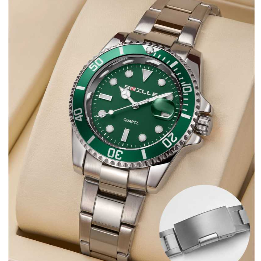 Jual Jam Tangan Pria SNILLE GMT Watch Original N3005 water resist tahan ...