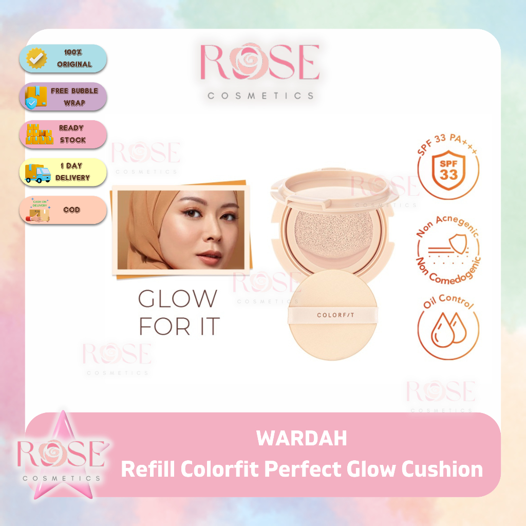 Jual Wardah Refill Colorfit Perfect Glow Cushion - Tahan Lama Hingga 12 ...