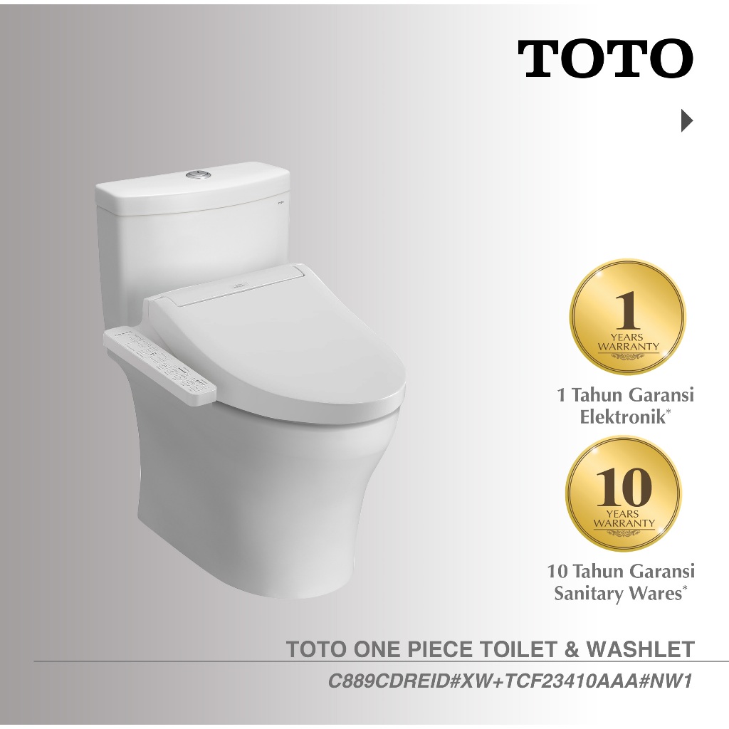 Jual TOTO Closet C889CDREID +TCF23410AAA | Closet Duduk - Kloset Duduk ...