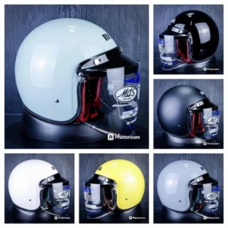 Jual MDS Z CLASIK HELM RETRO ORIGINAL | Shopee Indonesia