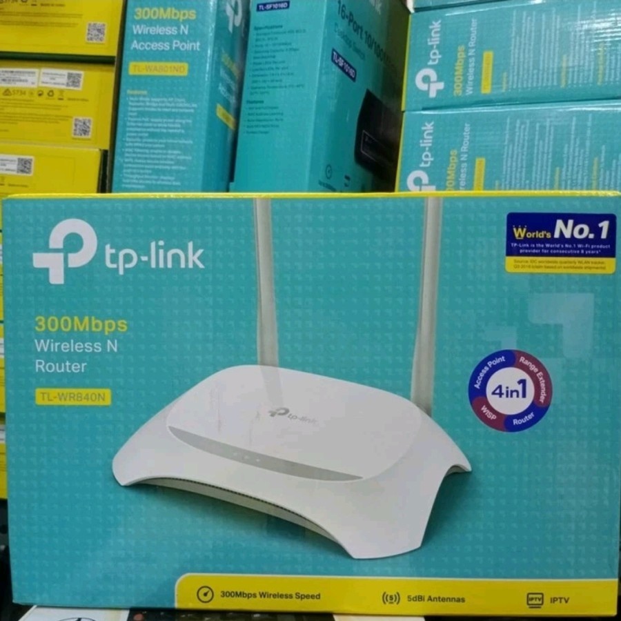 Jual TP-Link WR840N 300Mbps TPLink WR-840N Wireless Router | Shopee ...
