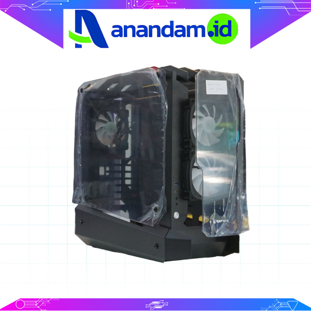Jual Casing PC Gaming ATX RAPTOR OPEN CASE Gaming PC Case | Shopee ...