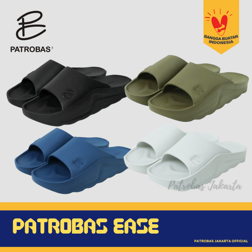 Jual Sandal Patrobas Ease Black Army Beryl Ivory Original | Sendal ...