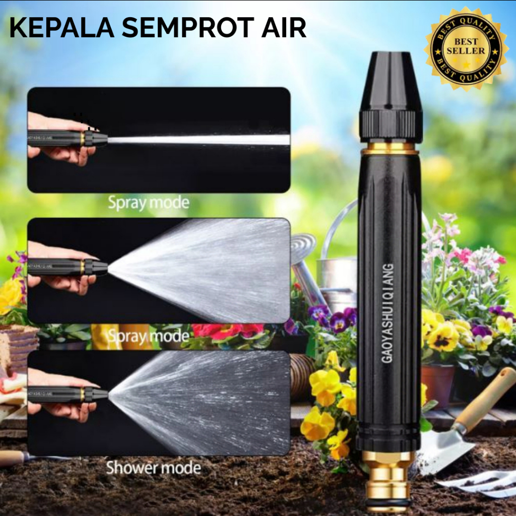 Jual Hose Nozzle Spray Semprotan Kuningan Kepala Semprotan Air Taman ...