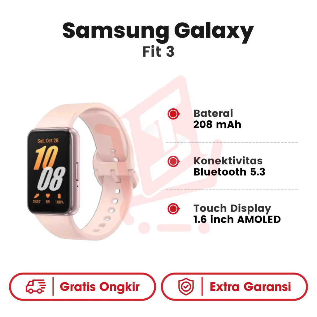 Jual Samsung Galaxy Fit3 Smart Band Bluetooth Fit 3 | Shopee Indonesia