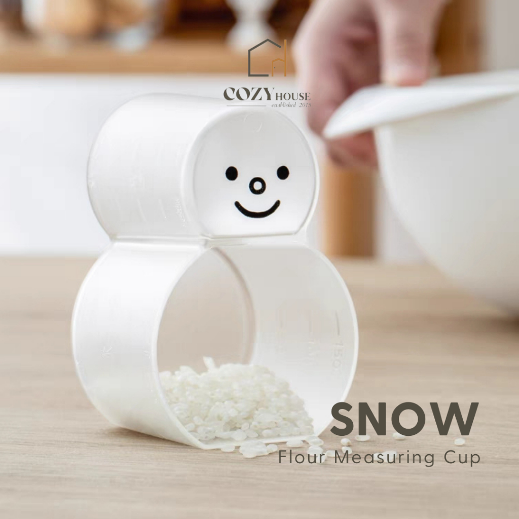 Jual COZYHOUSE SNOW Flour Measuring Cup | Gelas Sendok Takaran Untuk ...