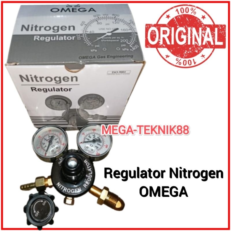 Jual N2 Regulator Nitrogen Untuk Tabung Gas Nitrogen N2 Omega | Shopee ...