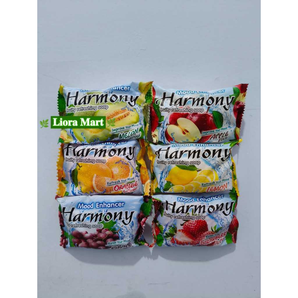 Jual HARMONY sabun mandi batang fruity refreshing soap 70g / harmoni ...