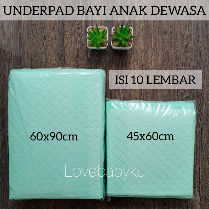Jual UNDERPAD BAHAN HALUS TEBAL ALAS PERLAK BAYI ANAK DEWASA LANSIA ...