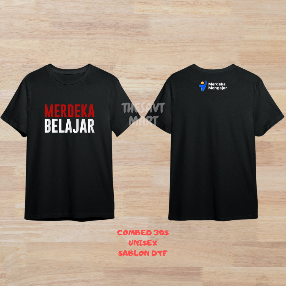 Jual KAOS MERDEKA BELAJAR GURU/MURID - KAOS PENDIDIKAN | Shopee Indonesia