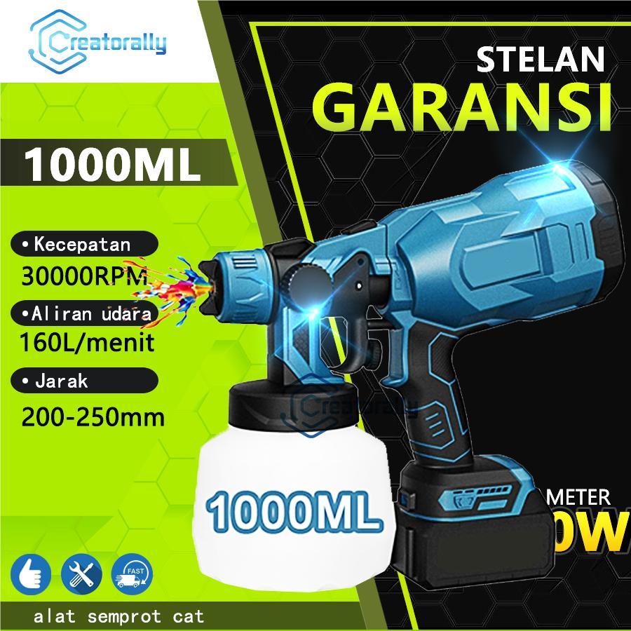 Jual CREATORALLY alat semprot cat tembok listrik 30000RPM spray gun ...