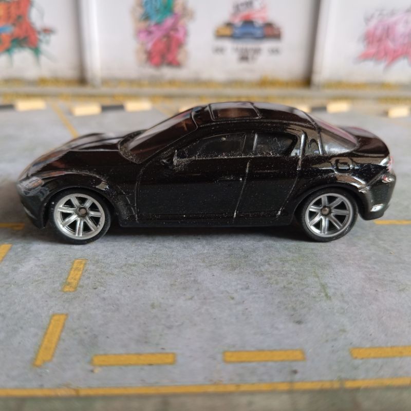 Jual matchbox mbx 2004 Mazda RX-8 RX8 Hitam black 04 JDM japan Swap ban ...