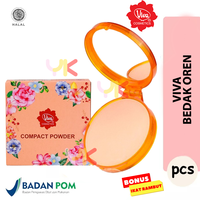 Jual Viva Compact Powder (tersedia 3 varian warna) Bedak Orange Viva ...