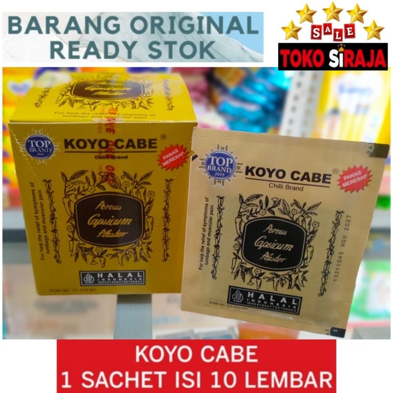 Jual KOYO CABE 1 PACK 10 LEMBAR / CHILLI BRAND KOYO 1 SACHET ISI 10 PC ...