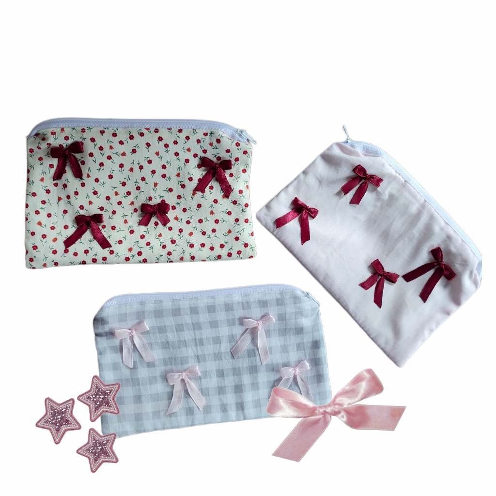 Jual flat pouch | dompet makeup lucu | dompet mini pouch | cute pouch ...
