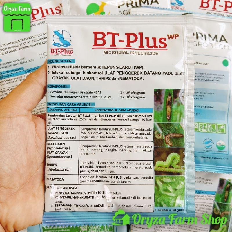 Jual BT Plus Bio Insektisida : Solusi organik untuk pertanian ...