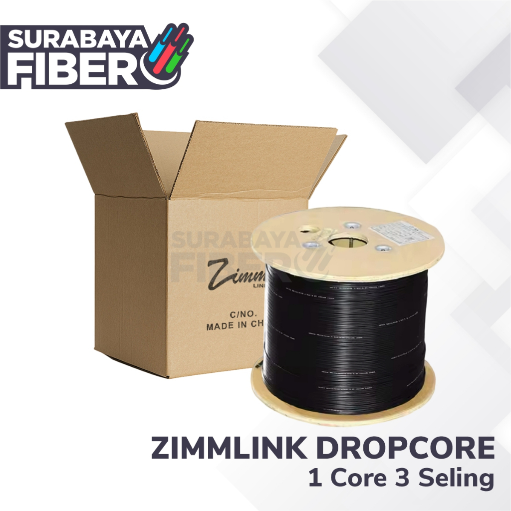 Jual Kabel Dropcore 1 Core 3 Seling 1000M - ZIMMLINK GLOBAL Dropwire ...